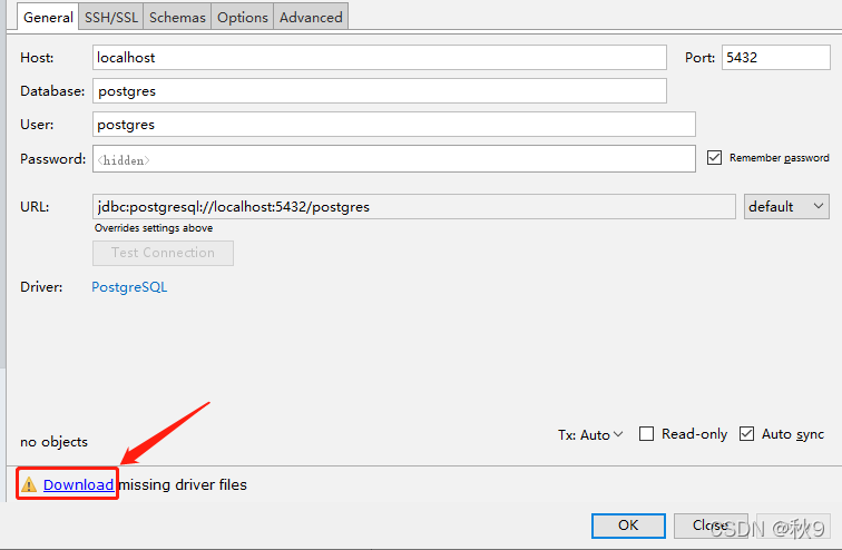 idea连接postgresql的详细过程，附截图_idea 执行postgresql driver-CSDN博客