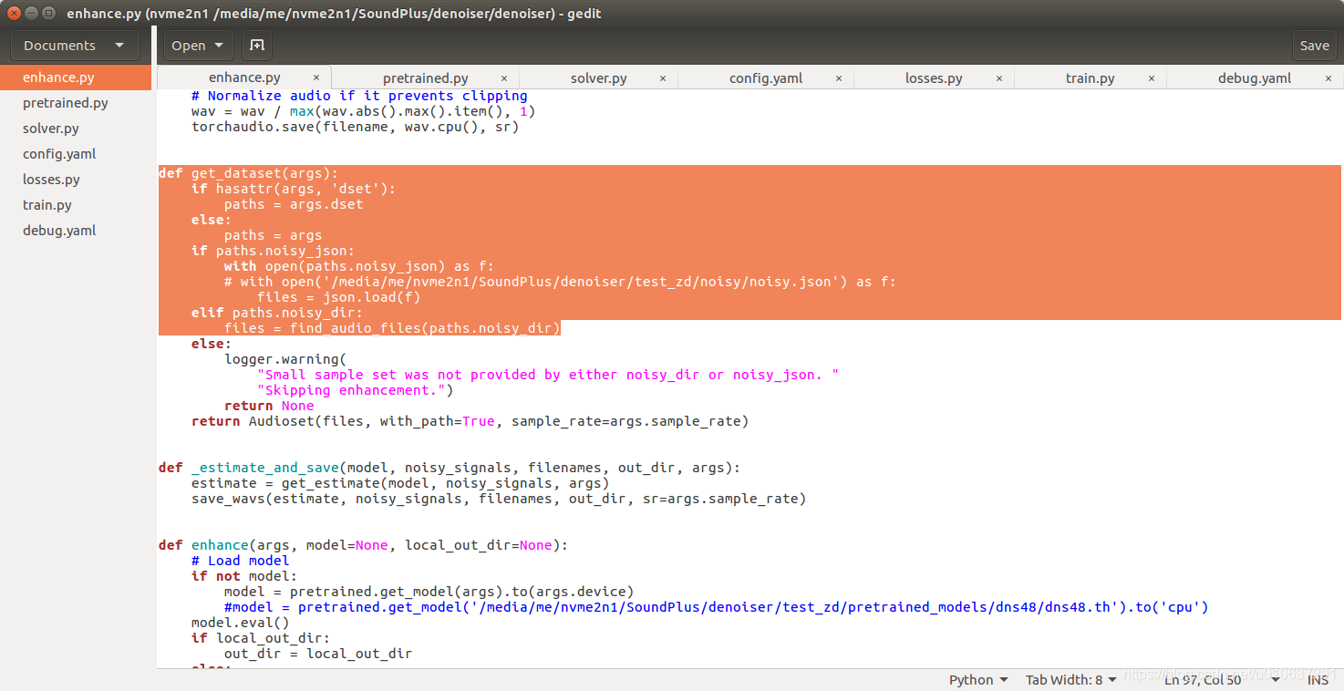 【语音降噪】Denoiser（Pytorch）-CSDN博客