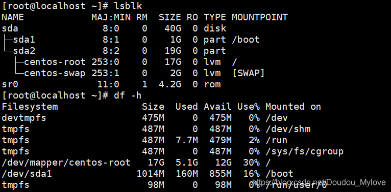 Linux根目录挂载点(/dev/mapper/centos-root)扩容_根挂载点-CSDN博客