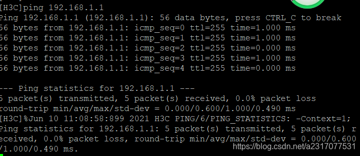 H3C防火墙配置三层链路聚合互通_port link-mode route-CSDN博客