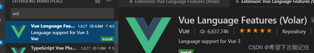 vue3报错Module ‘“../../../node_modules/vue/dist/vue“‘ has no exported member ‘onMounted‘.Vetur ...