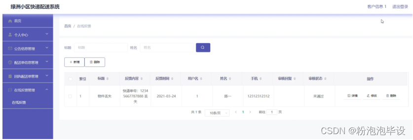 【附源码】python计算机毕业设计绿洲小区快递配送系统智能配送快递python代码 Csdn博客