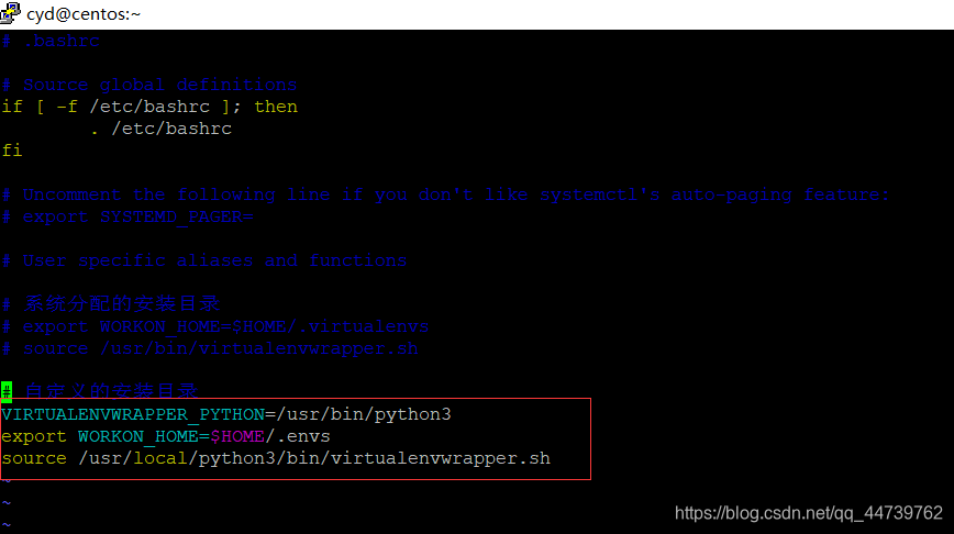 CentOS7之virtualenv安装_centos7 virtualenvwrapper.sh: 没有那个文件或目录-CSDN博客
