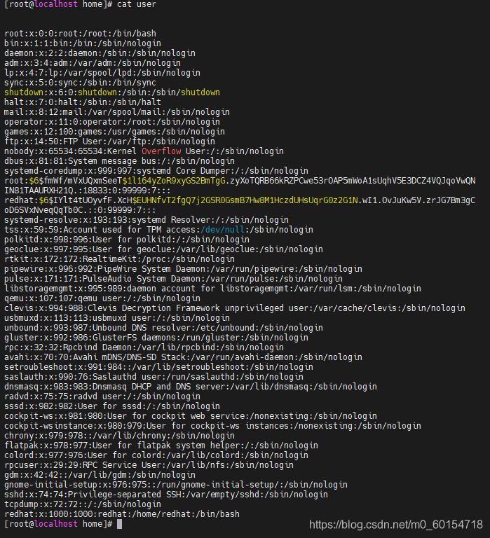 将/etc/passwd文件的内容写入/tmp/passwd文件中-CSDN博客