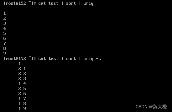 Linux管道排序命令：sort、wc、uniq_linux sort管道-CSDN博客