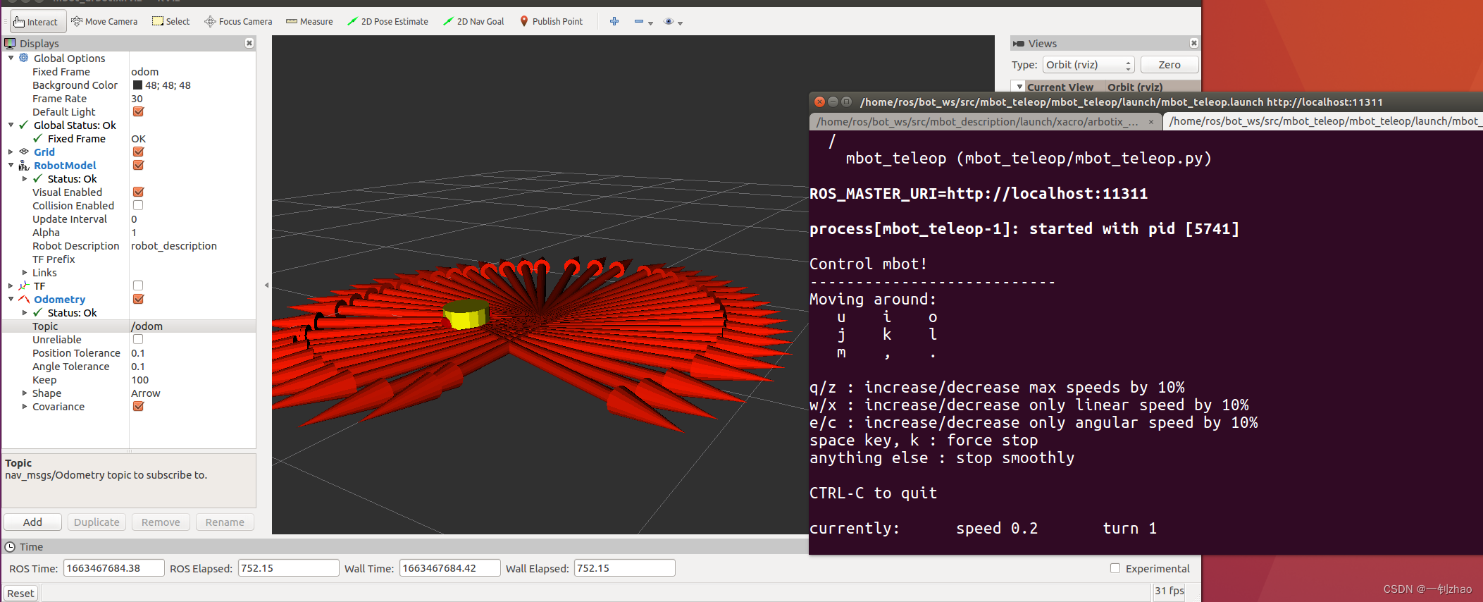机器人操作系统ROS（8）arbotix控制器控制小车运动_ros2 arbotix-CSDN博客