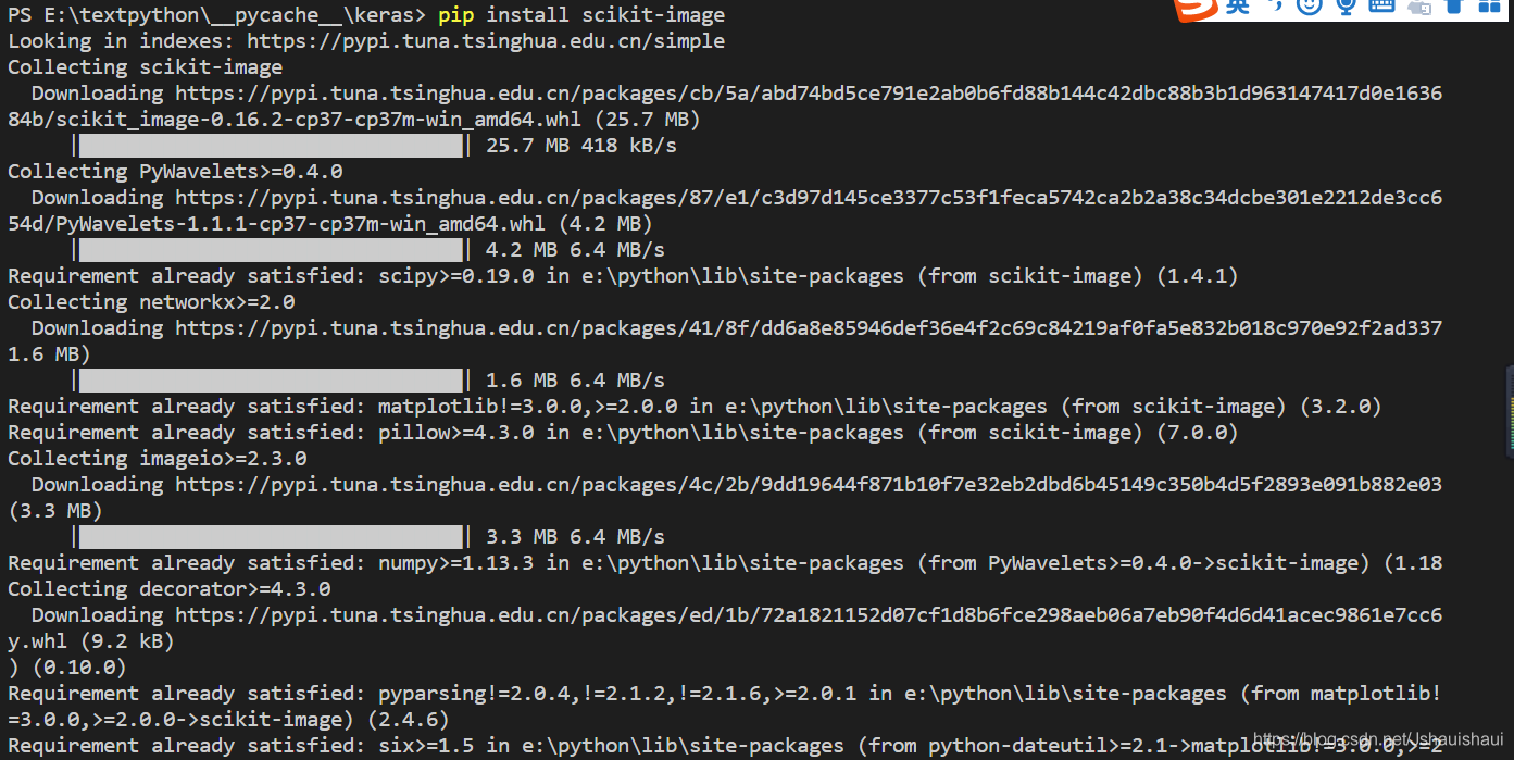 关于skimage在vscode中下载失败的原因_vscode为什么不能安装python的skimage库-CSDN博客