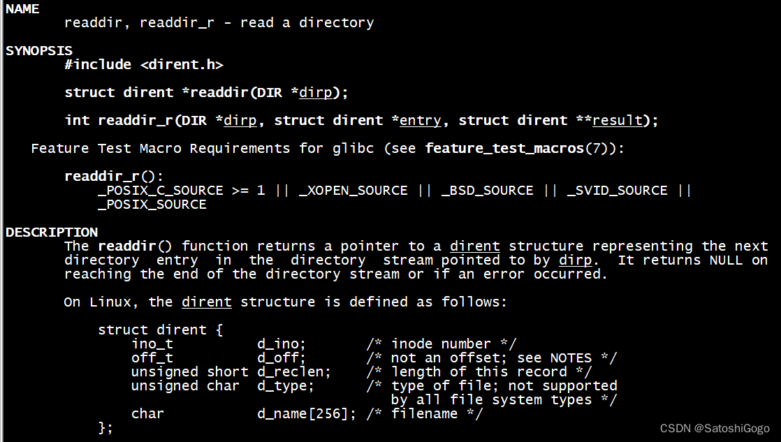 Linux系统编程之目录解析_linux glob函数-CSDN博客