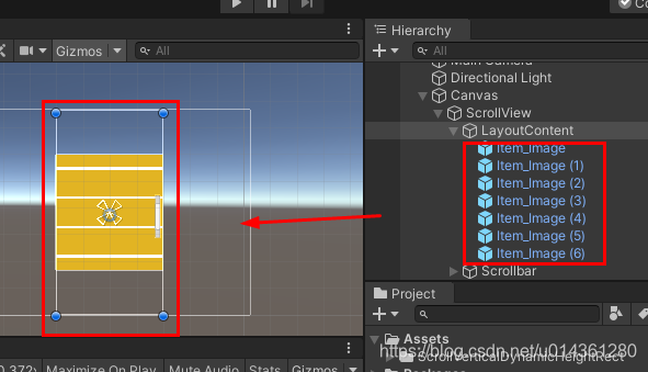 Unity UGUI 效果 之 Scroll 根据内容多少，动态实现鼠标滑动滚动浏览预览（ Scrollbar + ScrollRect ...