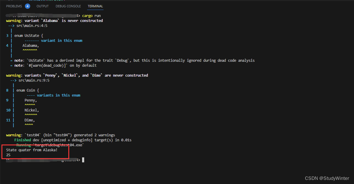 【Rust】Rust学习 第六章枚举和模式匹配_rust enum string-CSDN博客