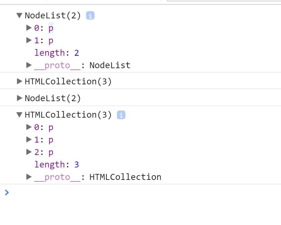 nodelist 和htmlcollection 的区别-CSDN博客