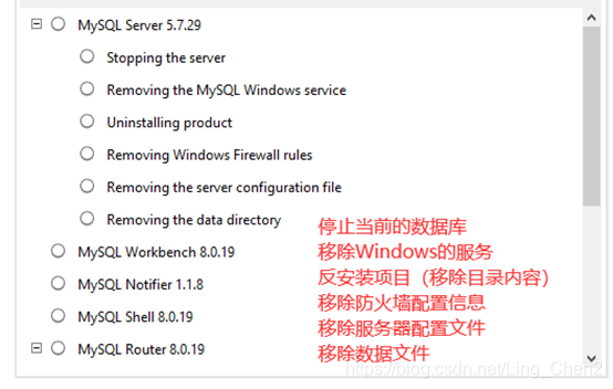 卸载MySQL教程_ended remove step: uninstalling product-CSDN博客