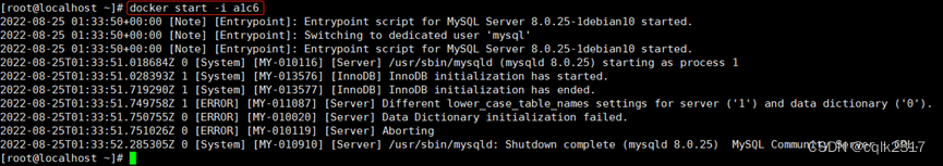 docker安装MySql8.0.25_docker mysql 8.0.25-CSDN博客