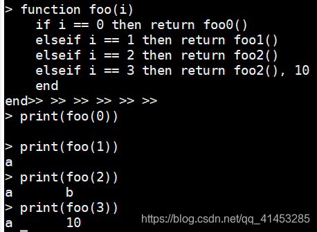 Lua:07---Lua函数：函数语法、多返回值、可变长参数(table.pack()、select())、table.unpack()、尾 ...