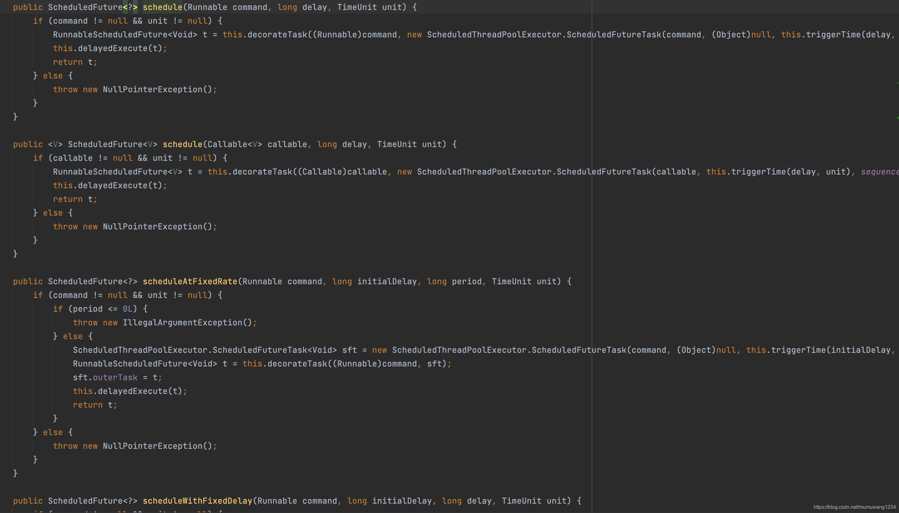 ScheduledThreadPoolExecutor多线程处理_scheduledthreadpoolexecutor 线程-CSDN博客