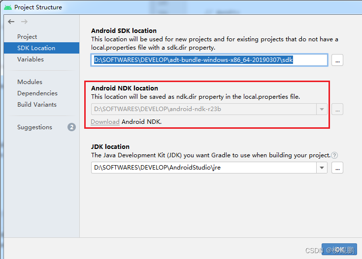 NDK not configured. Download it with SDK manager_ndk not configured. download it with sdk ...