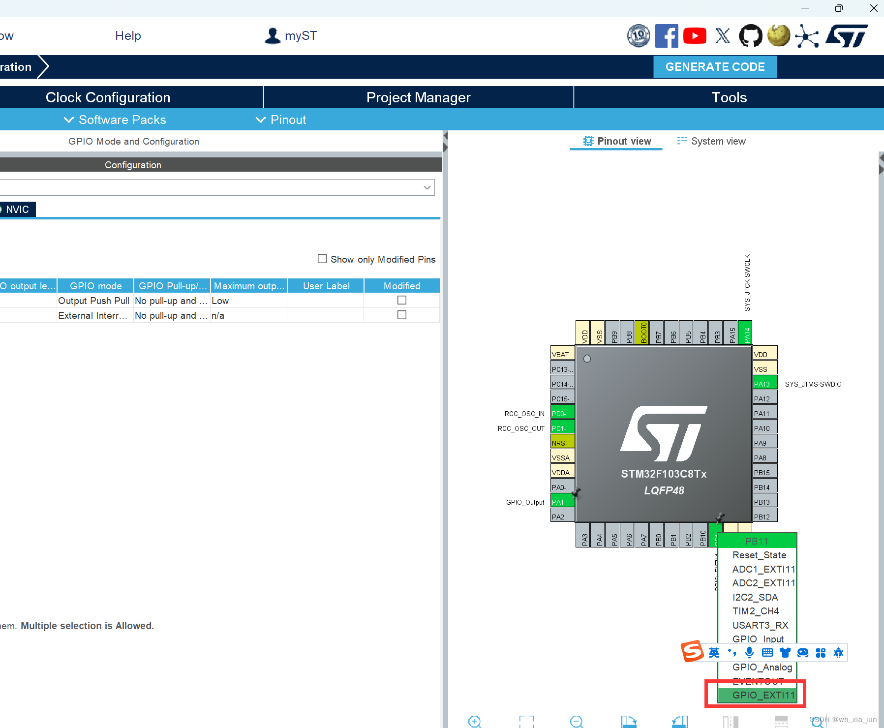 用HAL库改写江科大的stm32入门例子_1、按键控制led灯_江科大hal库复现-CSDN博客