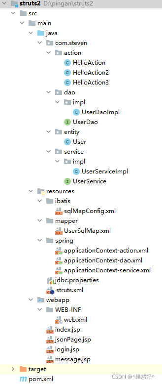 Idea 整合maven+ssi(spring+struts2+ibatis)_maven ibatis-CSDN博客