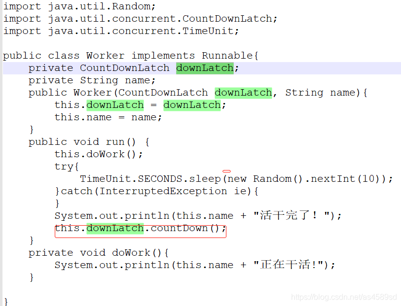 采用Java的concurrent包里面的CountDownLatch具有原子操作的计数器，支持并发多线程操作_countdownlatch getcount是原子性的吗-CSDN博客
