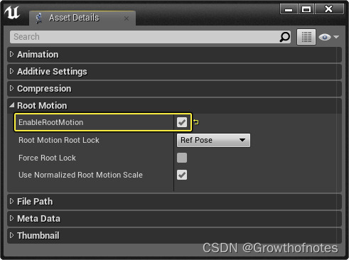 UE4_动画基础_根运动Root Motion_ue4 rootmotion-CSDN博客