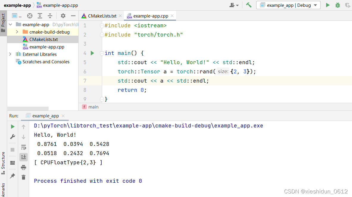 clion 配置libtorch（window）_clion libtorch-CSDN博客