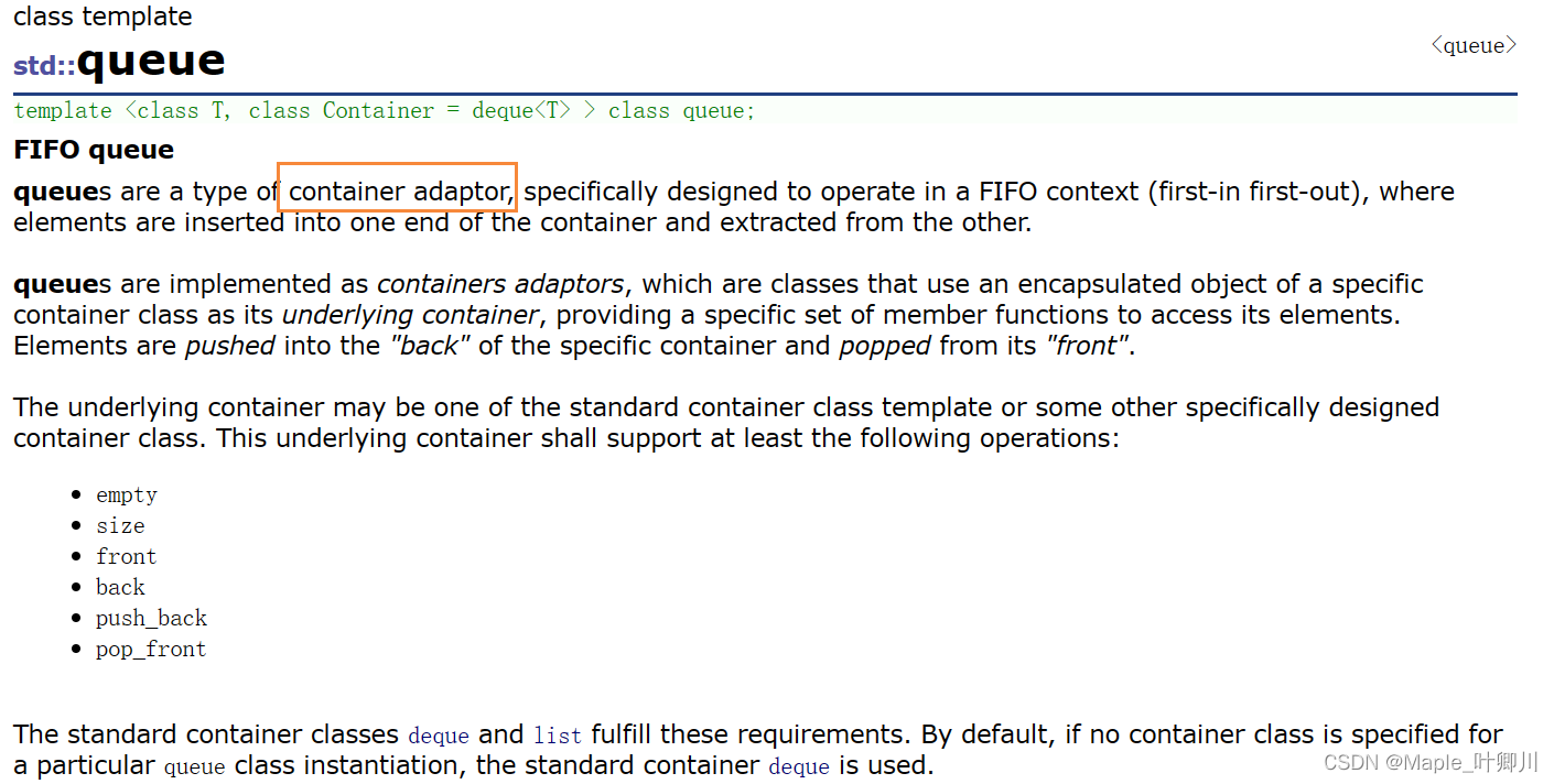 【C++初阶】十、STL---stack&&queue_c++ 遍历stack-CSDN博客