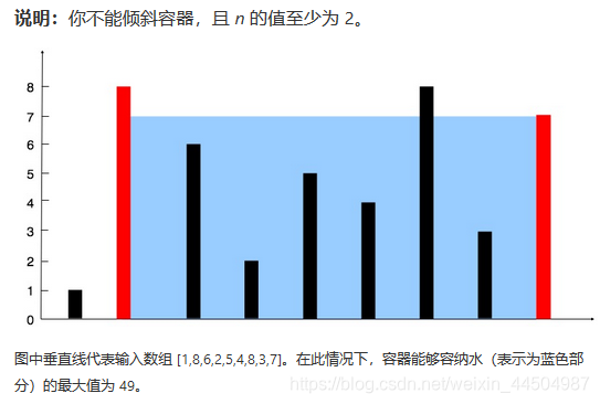 Leetcode典型题解答和分析、归纳和汇总——t11(盛最多水的容器)leetcode 5314 Csdn博客
