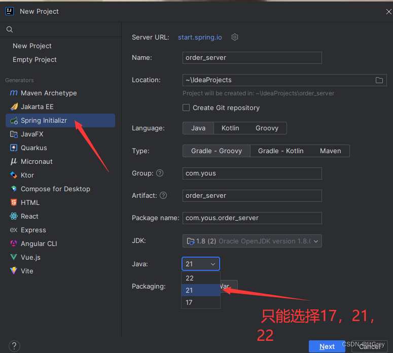 Idea2023版本创建sping项目无法使用java8idea 2023 还可以使用jdk8吗 Csdn博客 2725