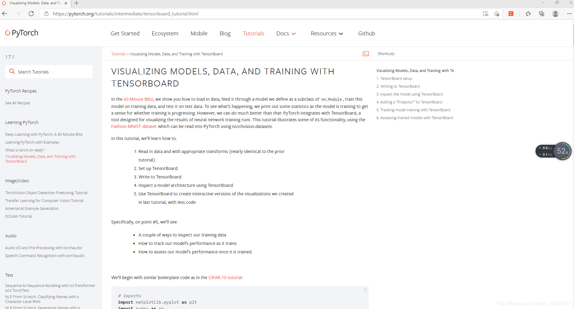 Pytorch框架下使用tensorboard可视化训练过程pytorch 可视化训练过程 Csdn博客