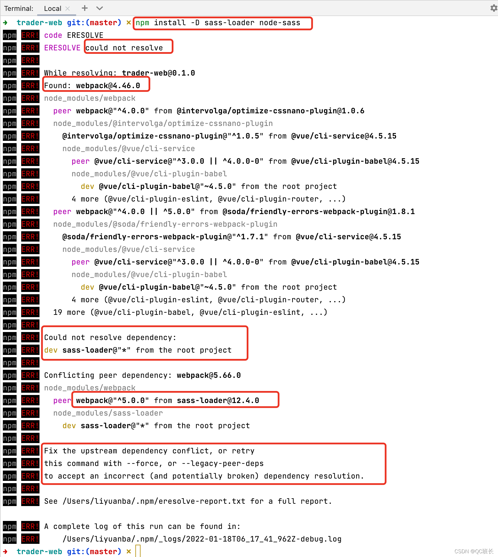 Vue3安装最新版sass-loader node-sass报错解决方法_vue3 sass-loader-CSDN博客