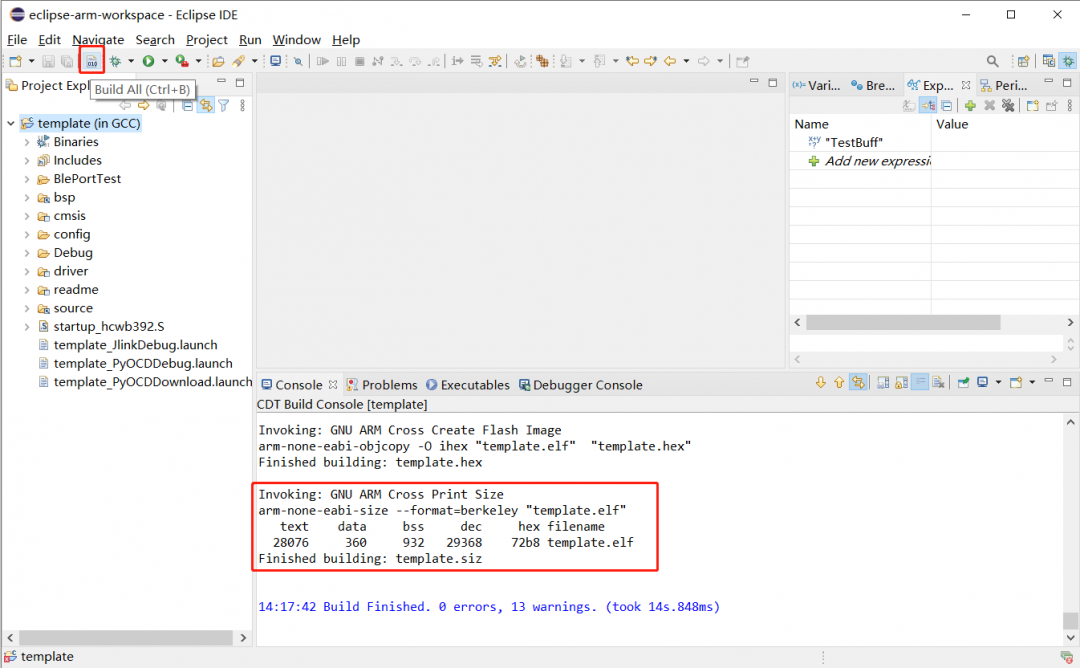 [开发工具]使用 Eclipse CDT 环境、 Jlink 工具以及 HCWB392 GCC 样例完成开发_eclipse jlink-CSDN博客
