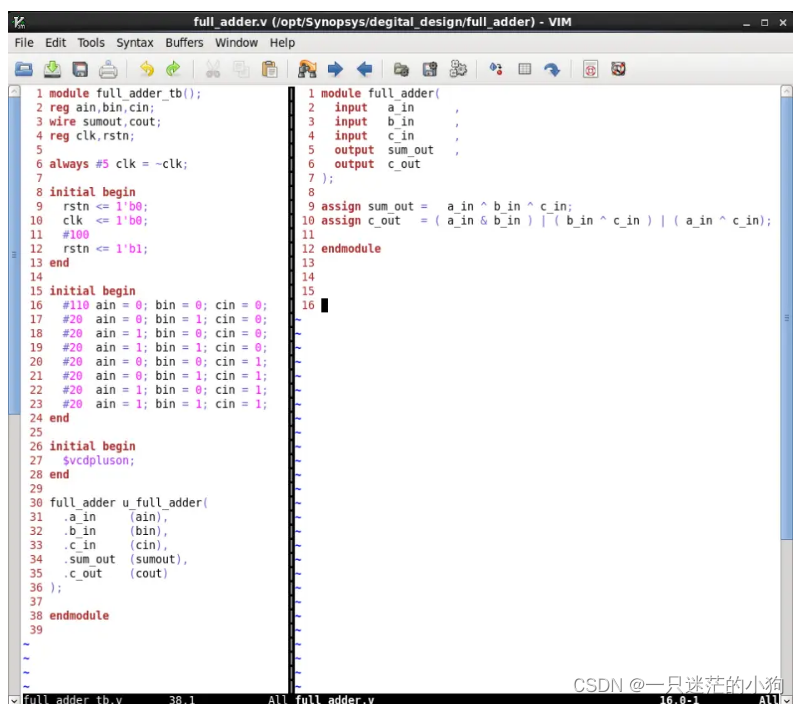 逻辑仿真工具VCS的使用-Makefile-CSDN博客