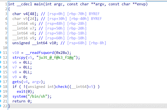 [BUUCTF]PWN——mrctf2020_easyoverflow-CSDN博客