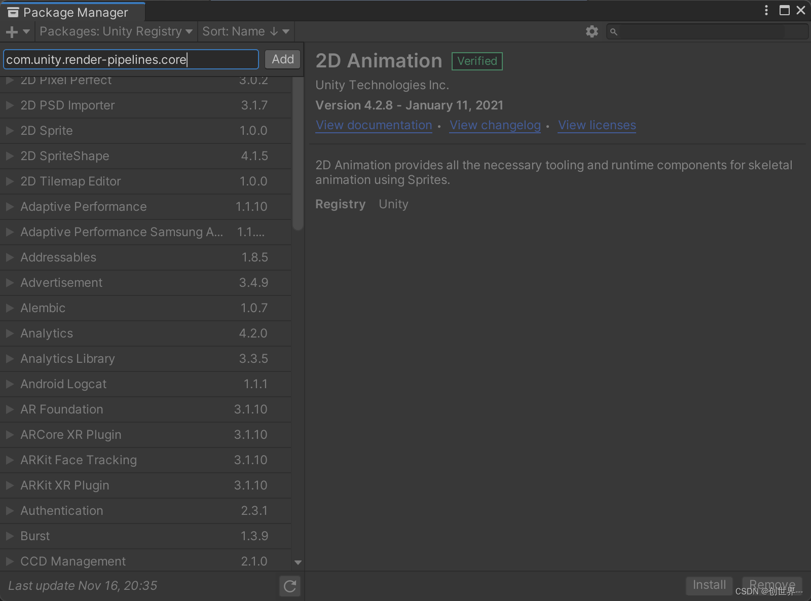 可编程渲染管线报错 Unity Universal RP asset not assigned_unityengine.rendering.universal-CSDN博客