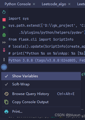 pycharm中python console中自动换行的终极解决办法_pycharm soft-wrap-CSDN博客