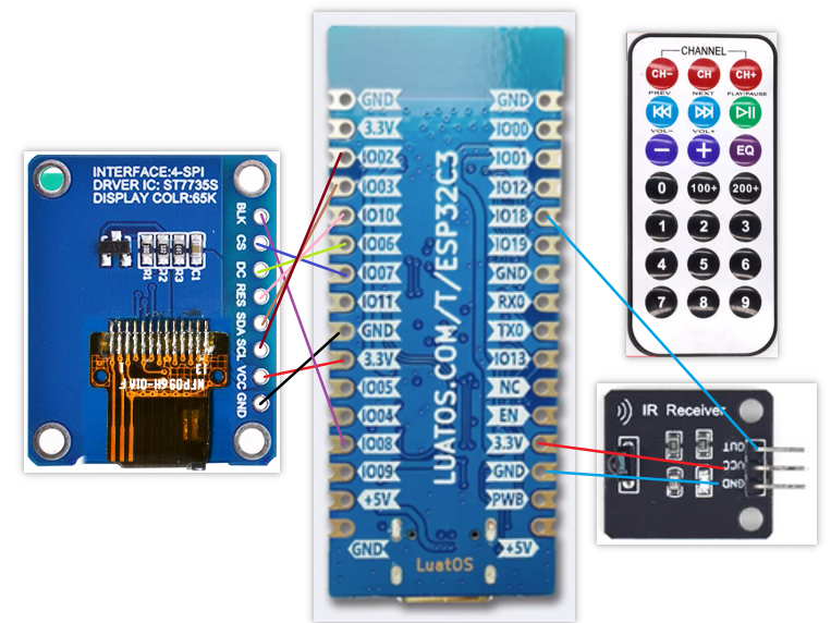 物联网开发125 - Micropython ESP32 C3 NecIR VS1838B红外遥控解码+ST7735S屏显示_micropython st7735-CSDN博客