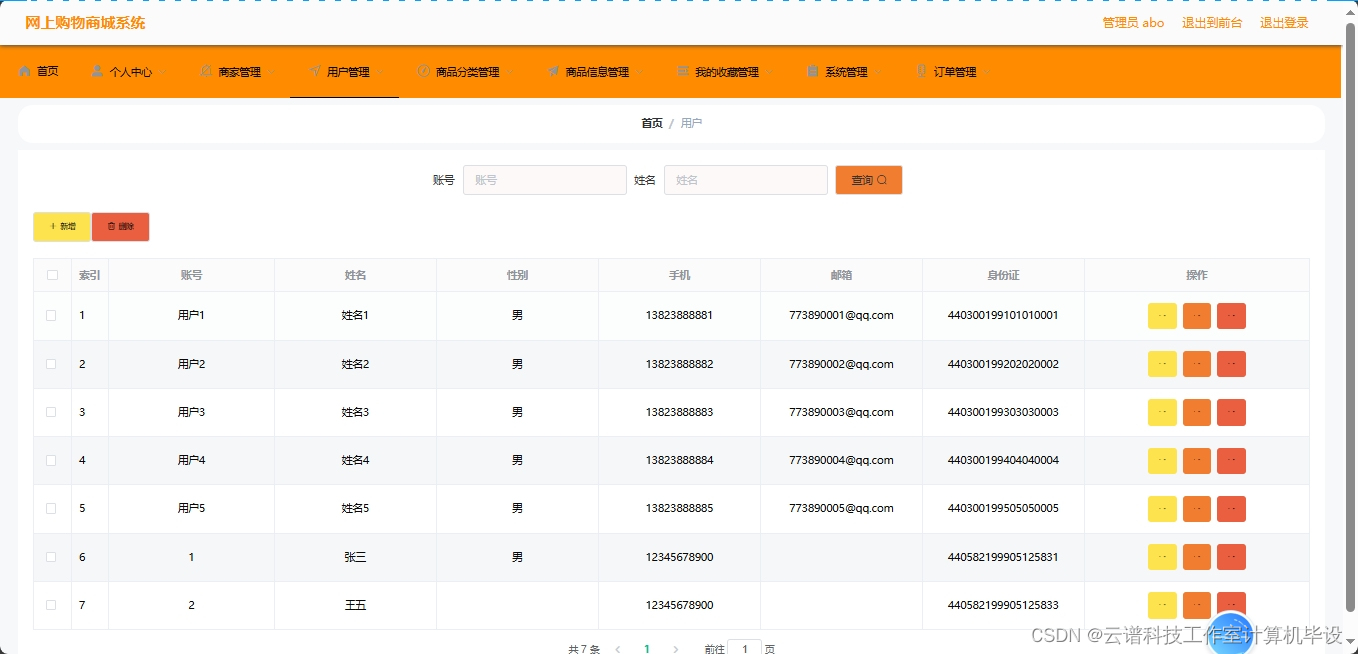 【java计算机毕设】网上购物商城系统java Mysql Springboot Vue Html Maven 项目代码源码文档网上购物系统毕设 Csdn博客