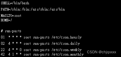 Linux下的crontab定时执行任务命令详解_cron.hourly-CSDN博客