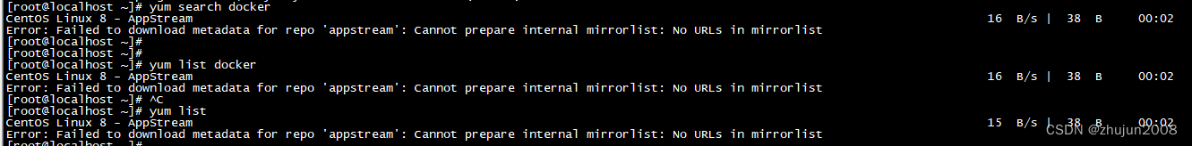 Centos8 重置AppStream源-CSDN博客