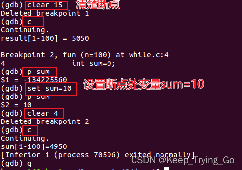 Linux下编写C使用的GDB调试器_linux c gdb-CSDN博客