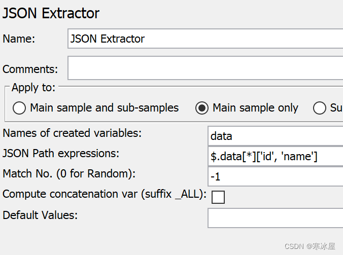JMeter——ForEach控制器中的JSON变量_jmeter如何把json变量放到foreach控制器-CSDN博客