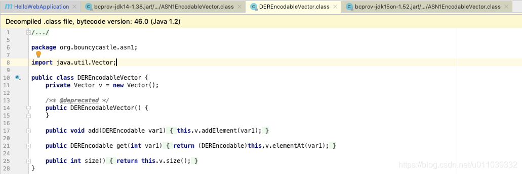 82 关于tomcat启动org.bouncycastle.asn1.ASN1EncodableVector-＞org.bouncycastle.asn1.DEREncodableVector ...