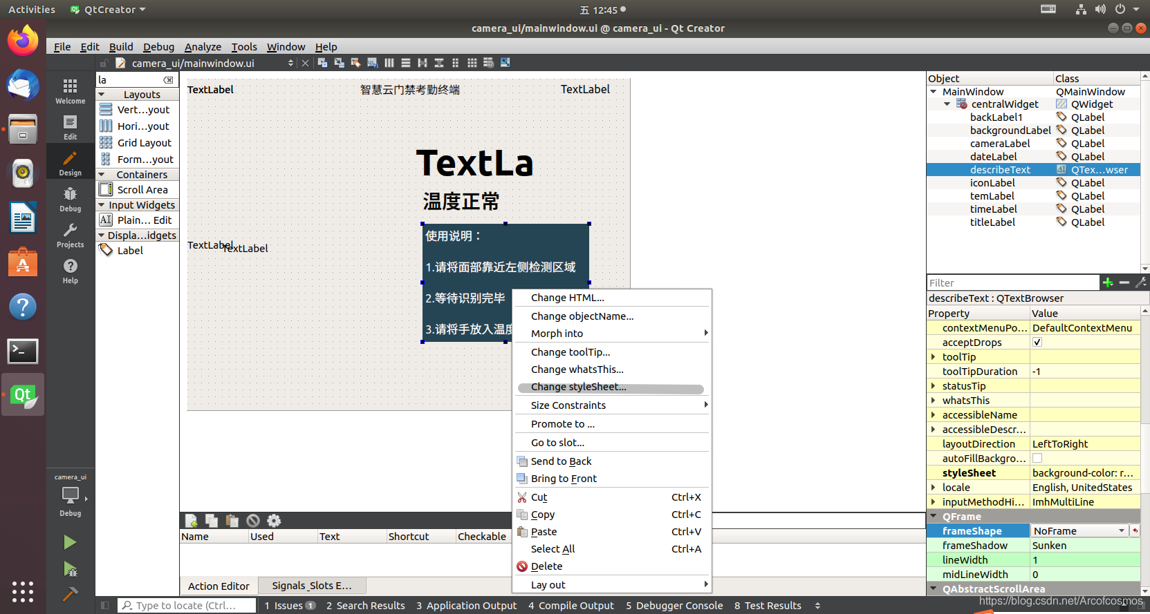 Qt5设置窗口、控件背景、字体颜色及无边框_qt 更改按钮背景颜色去除边框颜色-CSDN博客