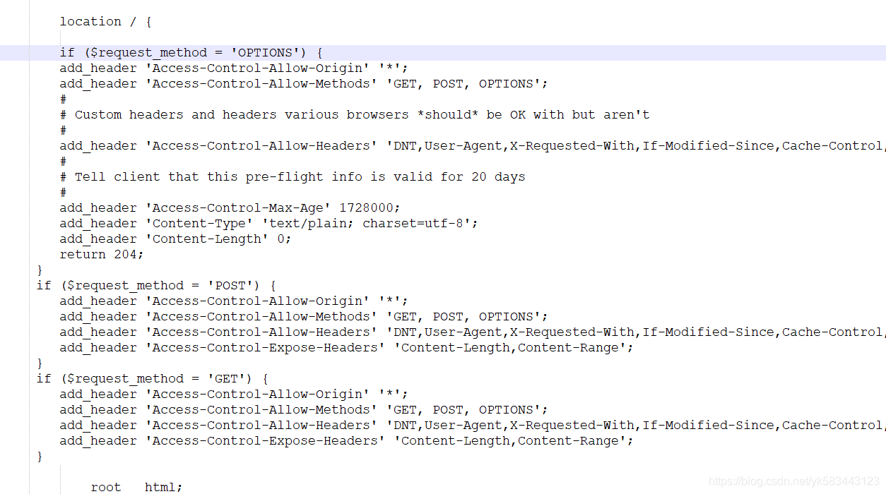 Windows 下nginx 开启、关闭以及跨域问题_nginx 自动增加了 access-control-allow-origin=* 如何关闭-CSDN博客