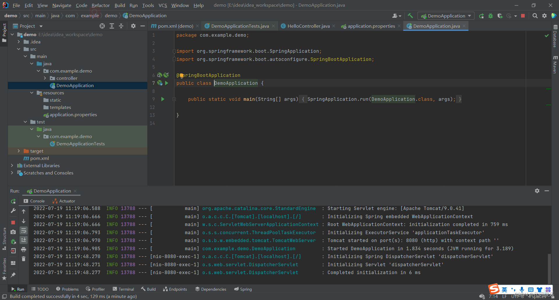 SpringBoot2（二）helloworld入门_spring boot helloworld 控制器类-CSDN博客