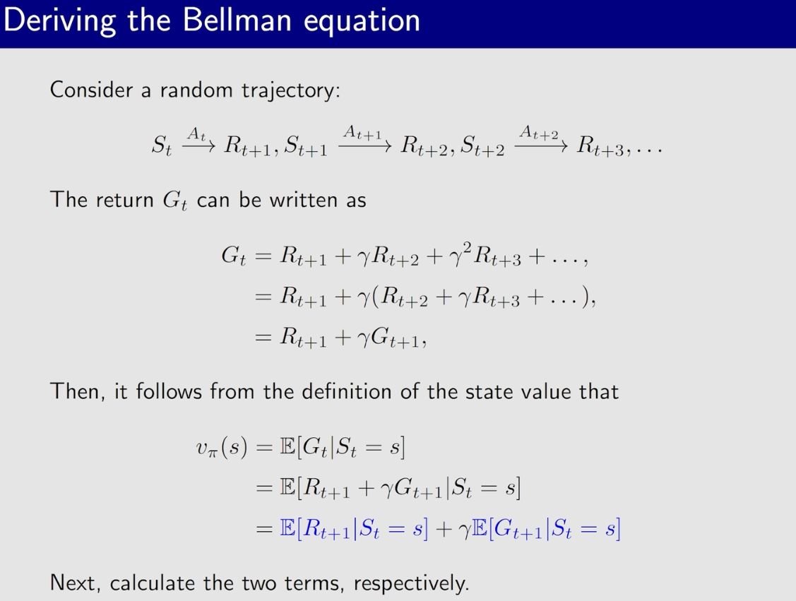 强化学习-赵世钰（二）-PPT：贝尔曼公式/Bellman Equation【用于计算State Value（用来评价一个策略的优劣 ...