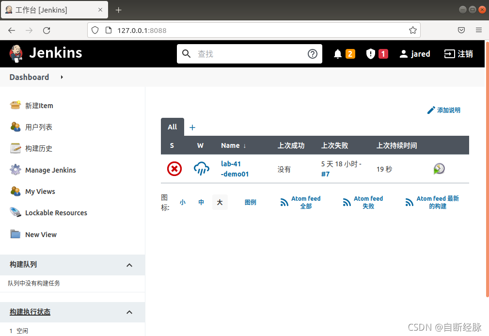 Ubuntu18安装并使用Jenkins（war包启动）_jenkins 如何在ubunu 启动war-CSDN博客