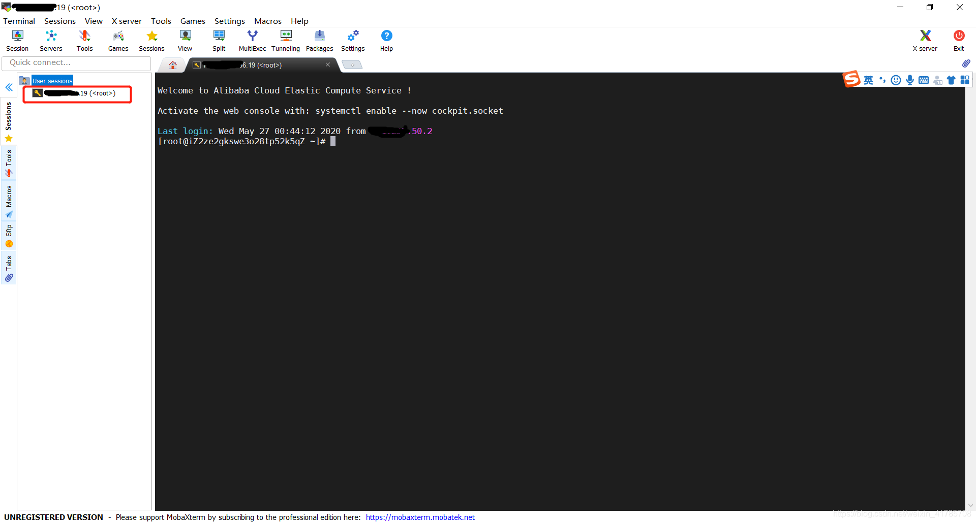使用MobaXterm的ssh登录阿里云服务器总是acess deind_mobaxter连接阿里云中access denied-CSDN博客