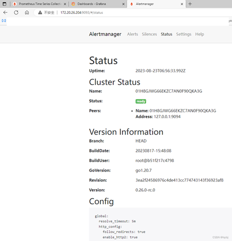 Prometheus+Grafana+ Alertmanager+各监控组件安装、配置、维护及日常使用_grafana监控alertmanager-CSDN博客