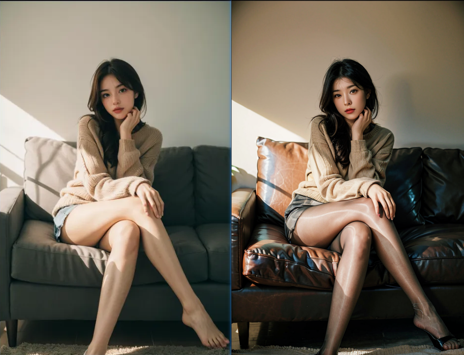 这谁顶得住啊！分享一个AI绘画Stable Diffusion 可以画黑丝的大模型_1girl,sitting on a cozy couch,crossing legs,soft l-CSDN博客